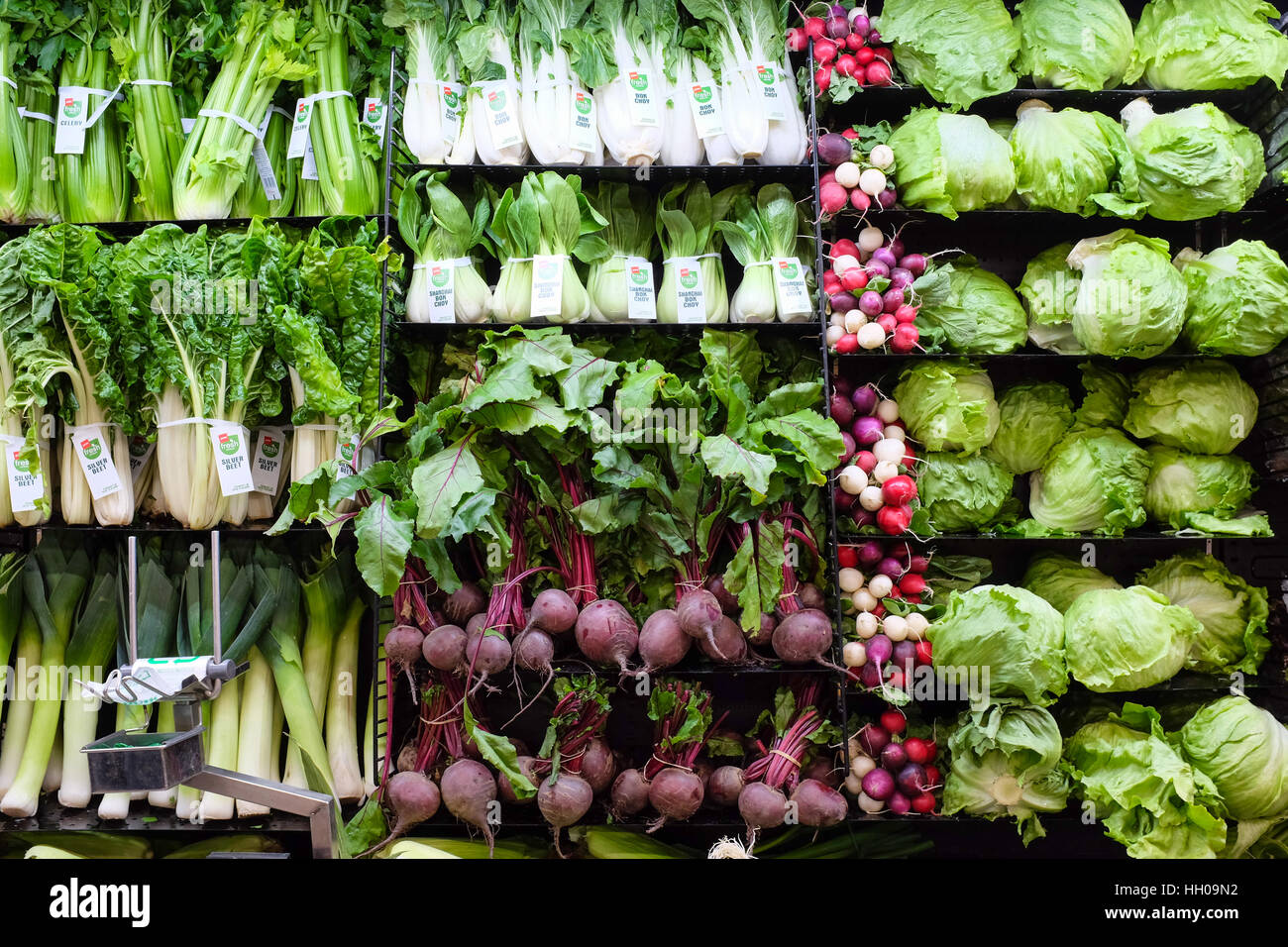A supermarket selling lots of vegetables Stock Photo - Alamy