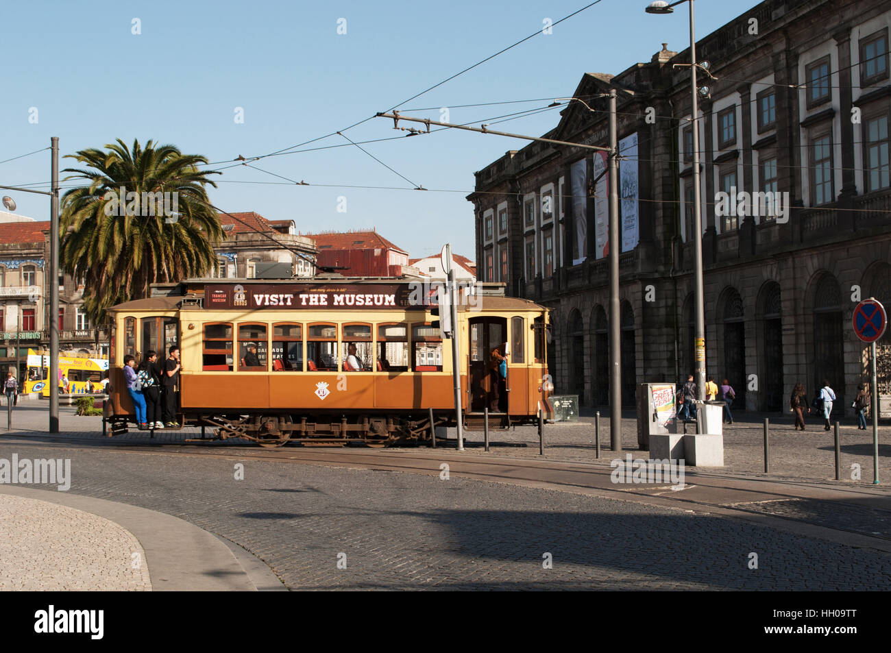 Old tram rails hi-res stock photography and images - Alamy