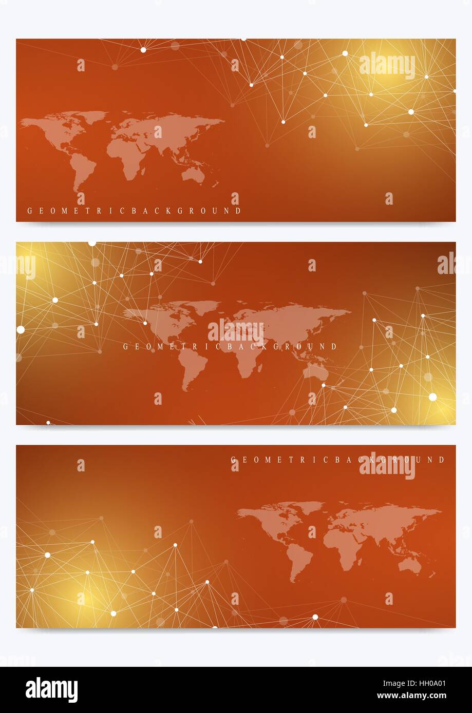 Set banners world map hi-res stock photography and images - Alamy