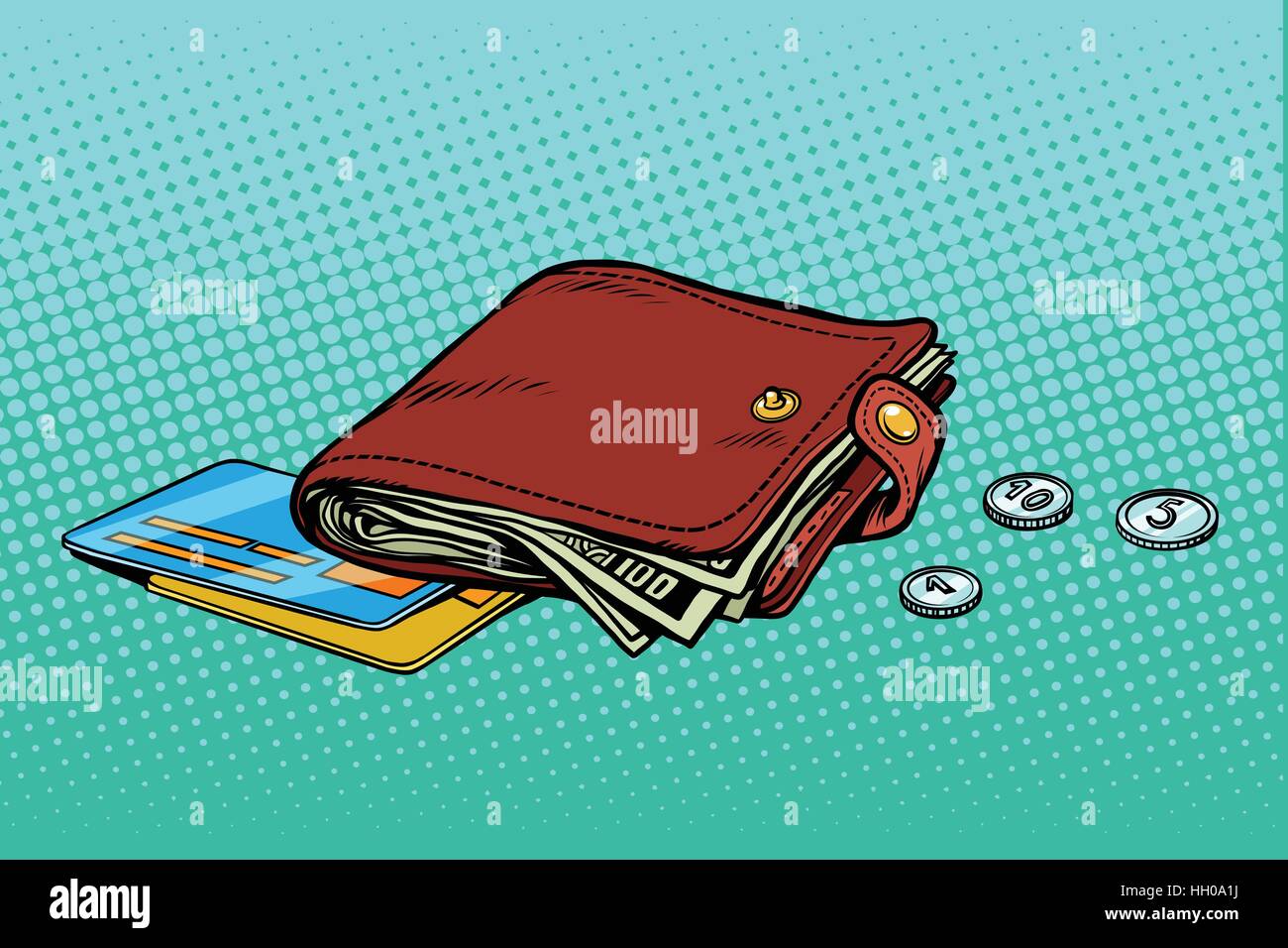 Ui wallet Stock Vector Images - Alamy