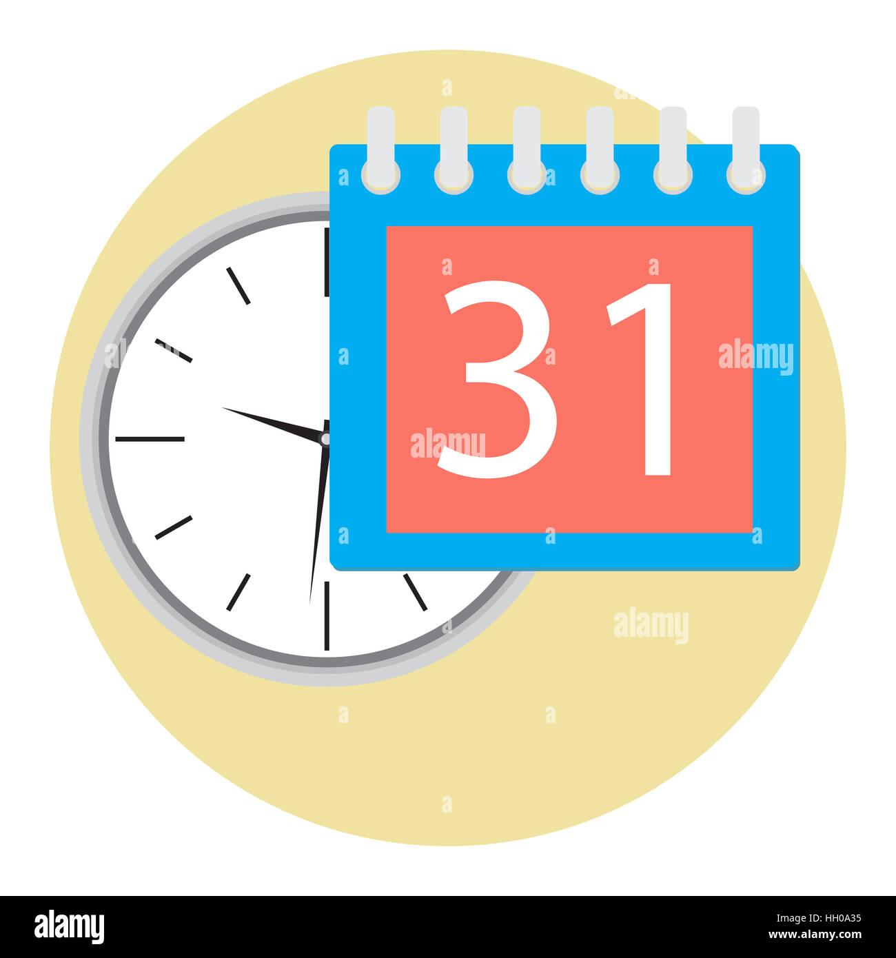 Clock calendar hi-res stock photography and images - Alamy