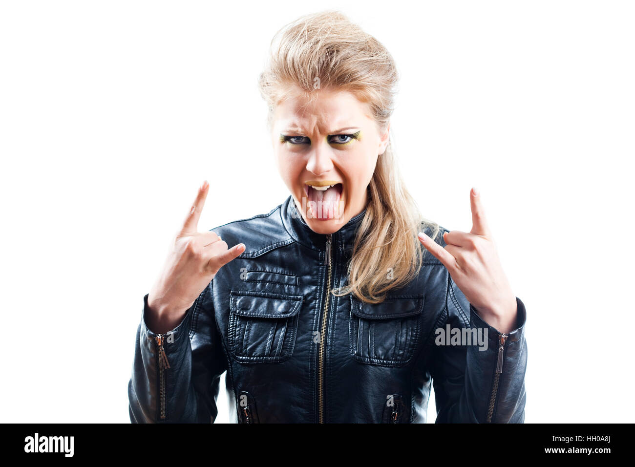 Rock and roll girl Stock Photo - Alamy