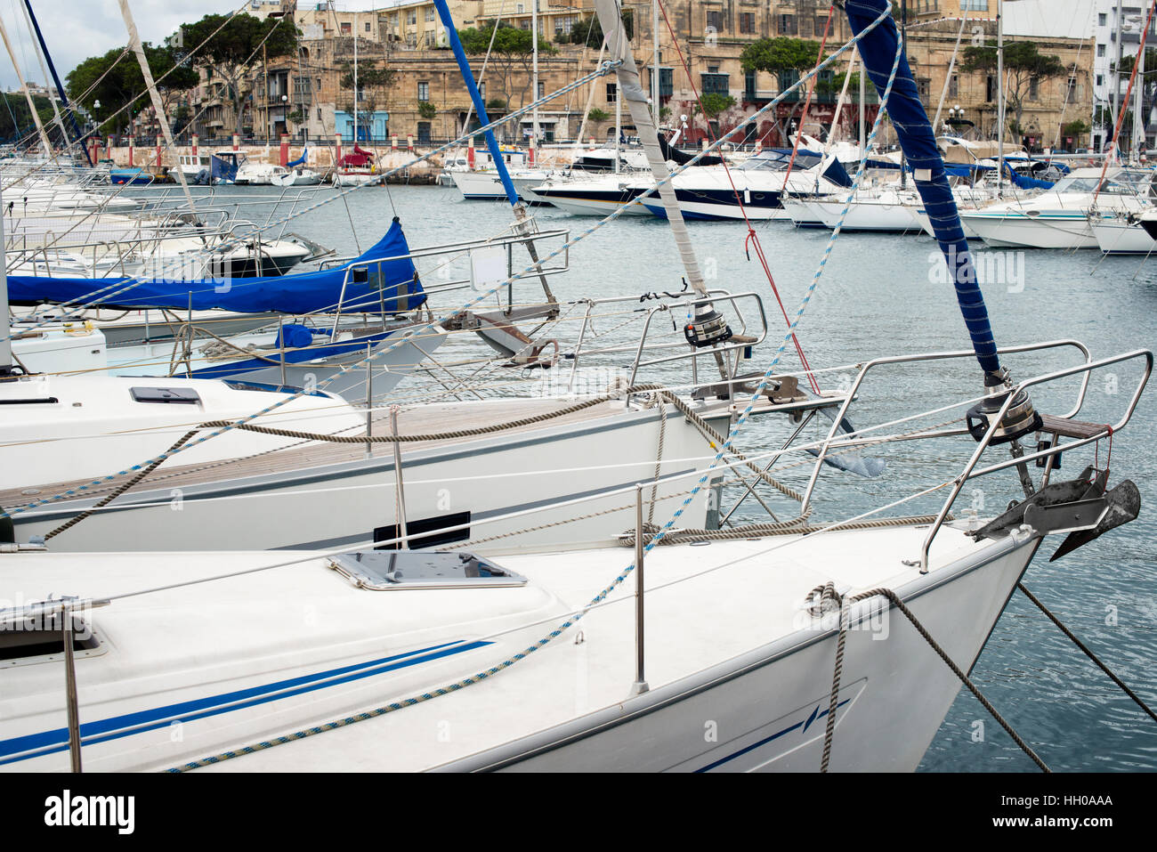 Msida marina in malta sail hi-res stock photography and images - Alamy