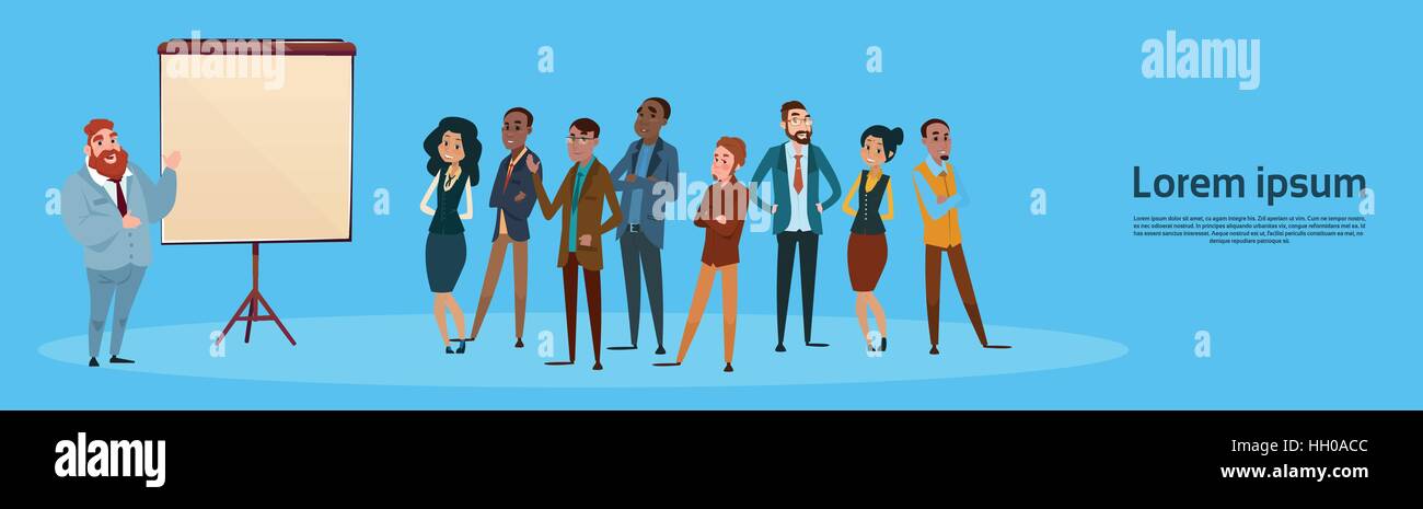 Group flip chart Stock Vector Images - Alamy