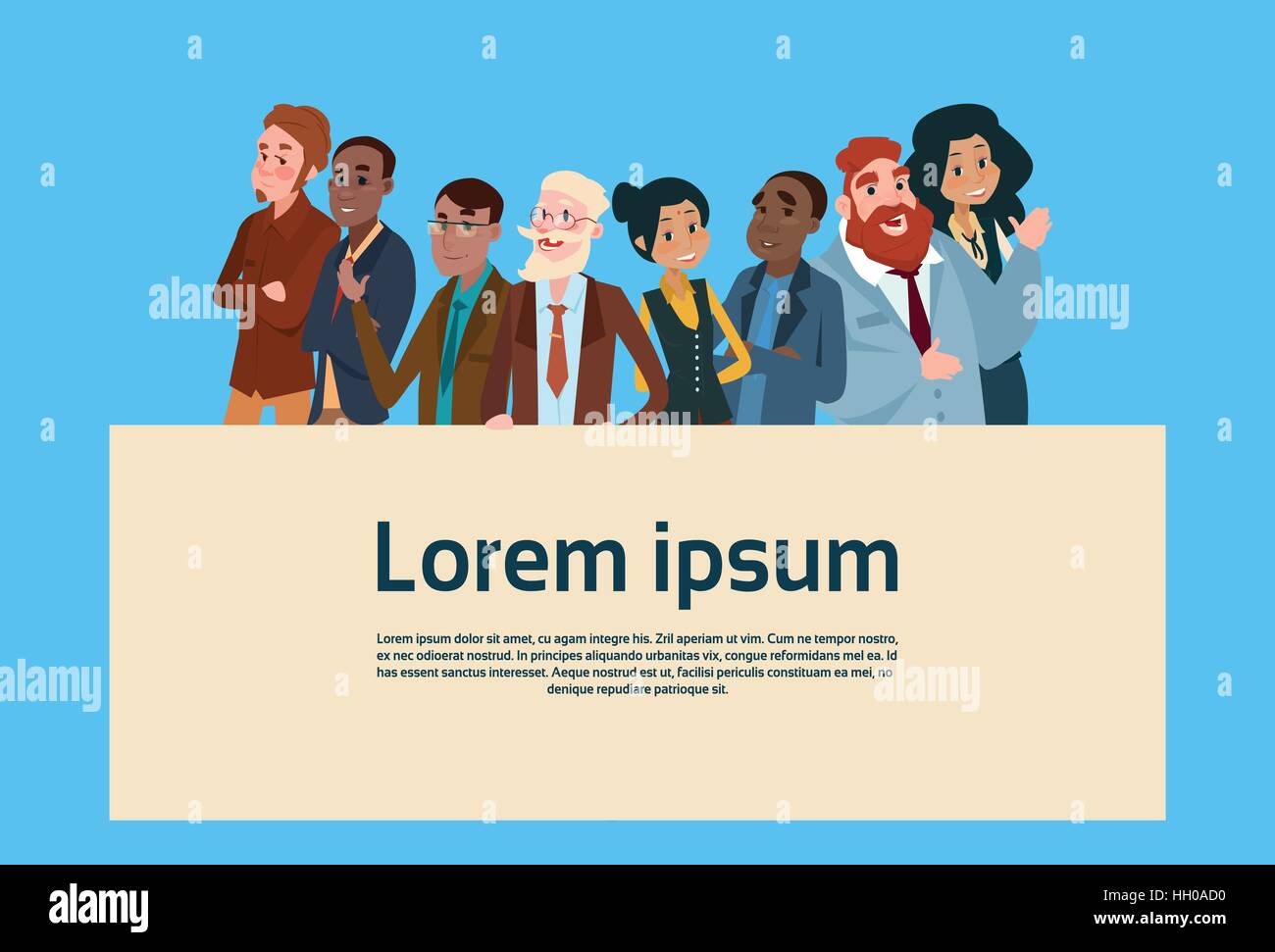 Human billboard advertising Stock Vector Images - Alamy