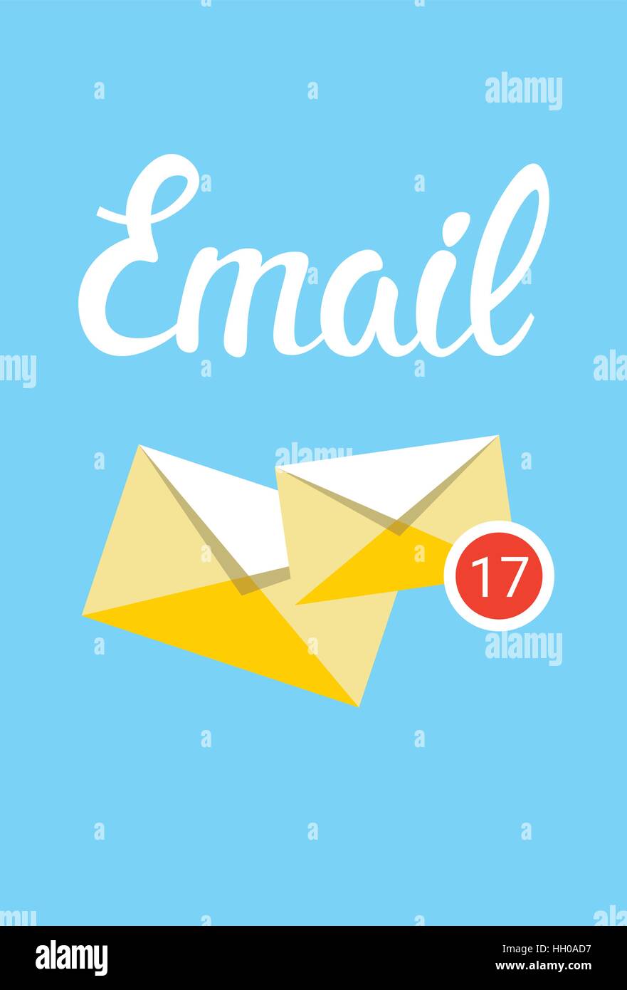 Envelope Email Inbox Message Send Business Mail Stock Vector Image ...