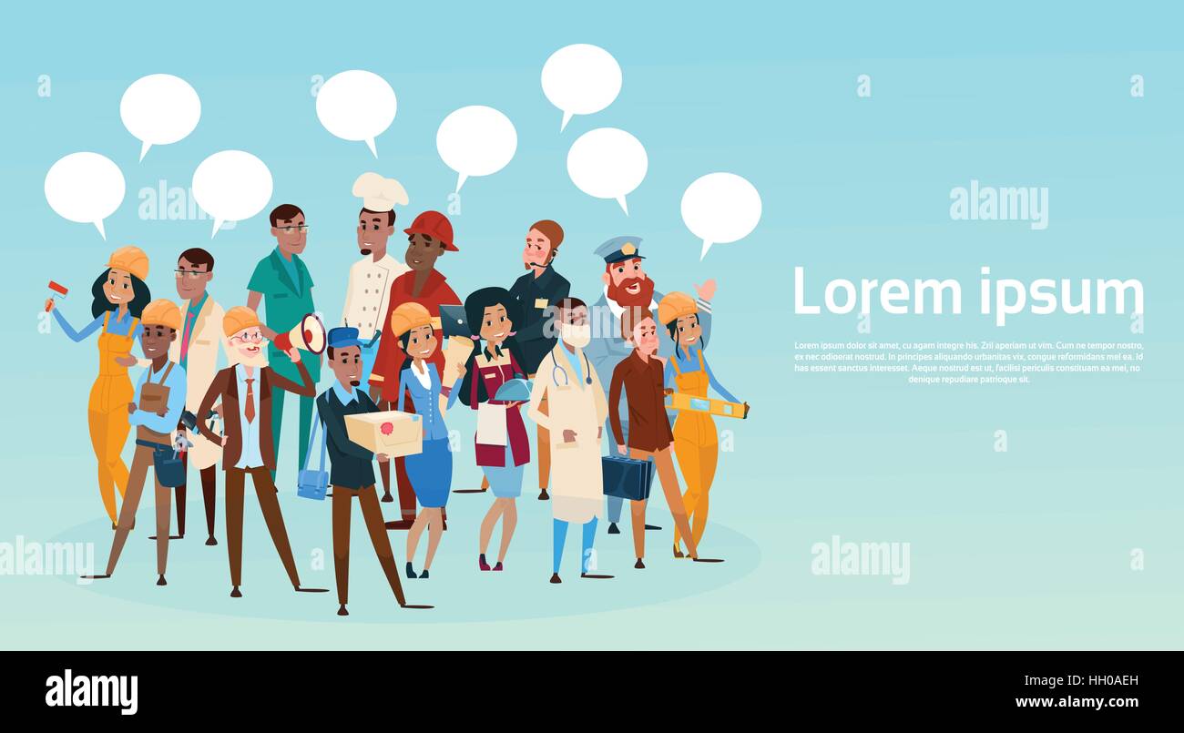 Group team workers mix Stock Vector Images - Alamy