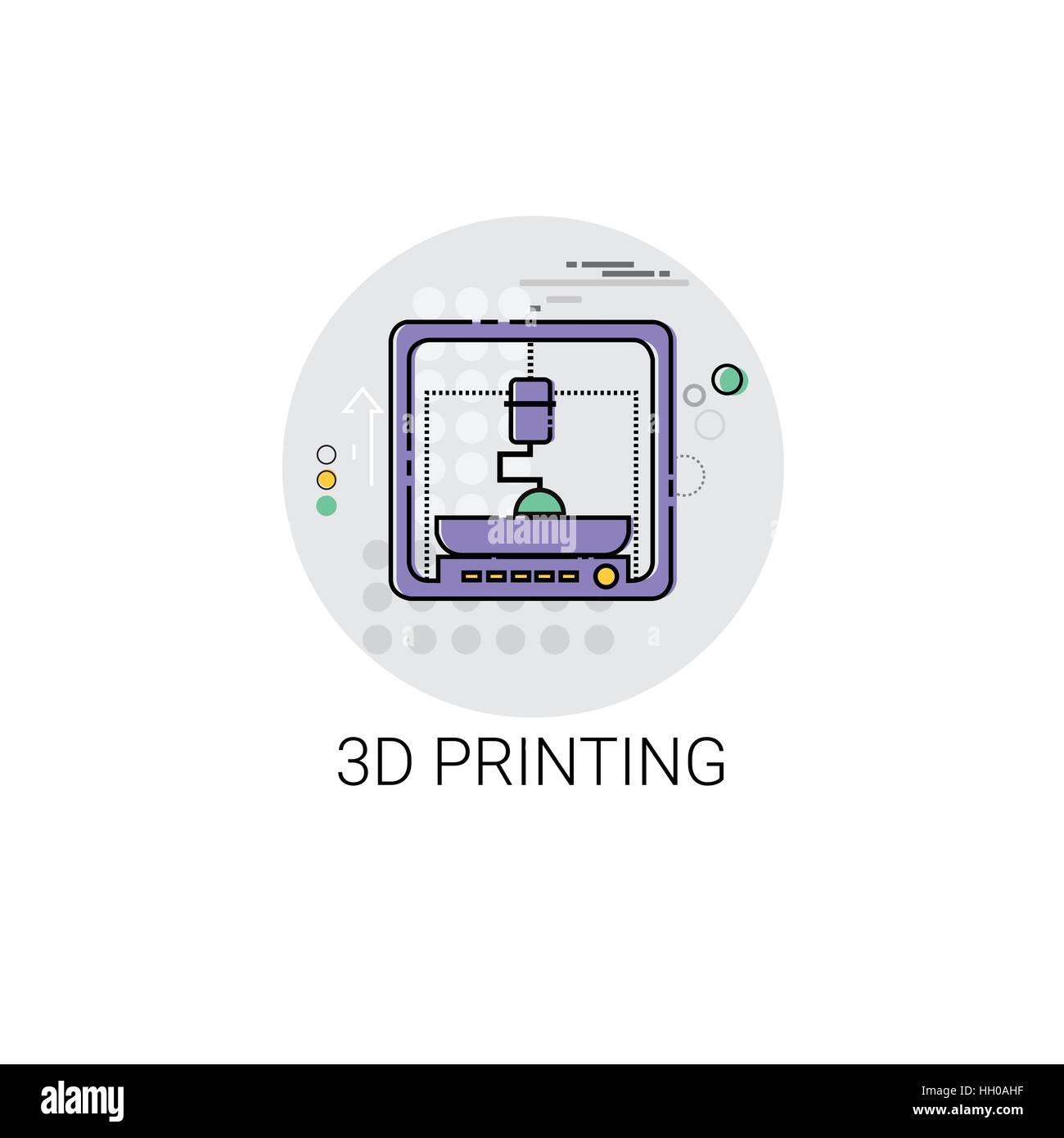 3d printing equipment vector Cut Out Stock Images & Pictures - Alamy