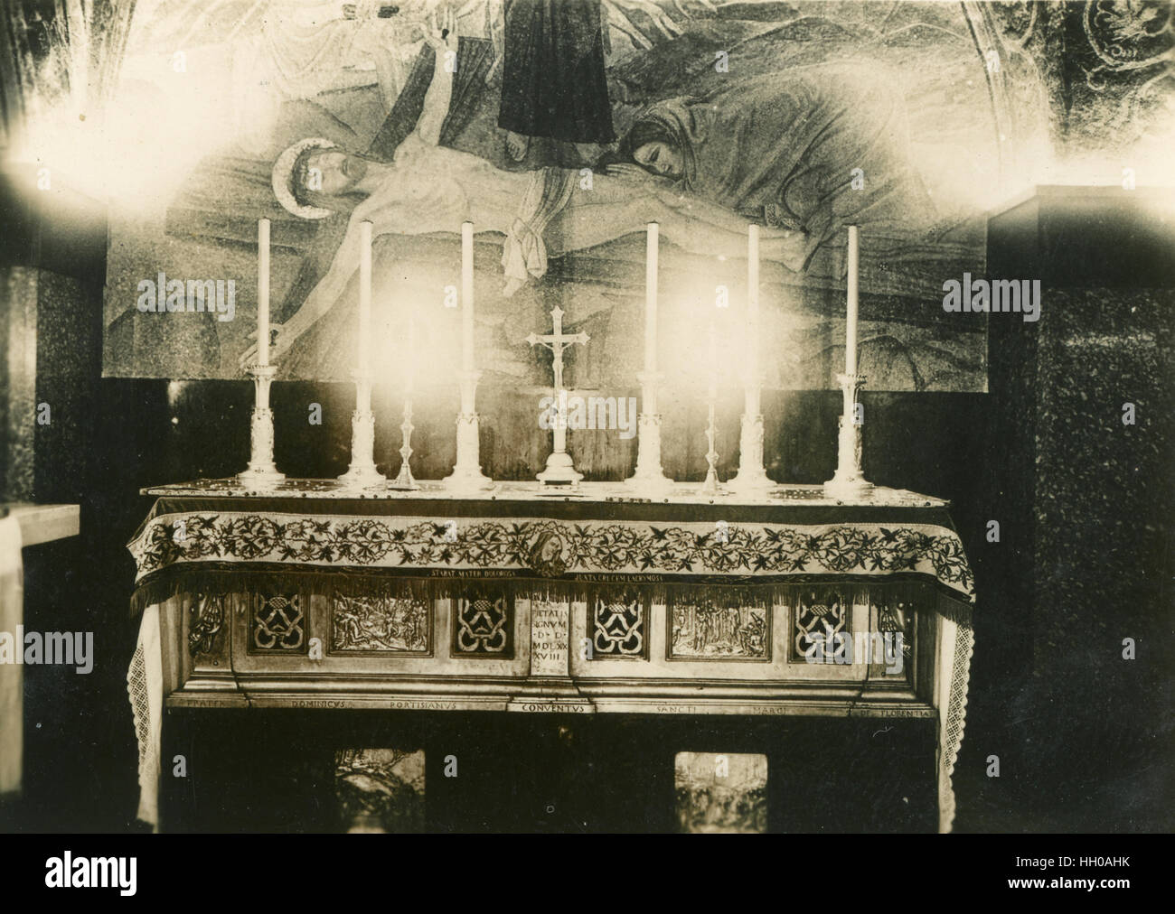 Station 11: Jesus is nailed to the cross , closer look, Jerusalem ...