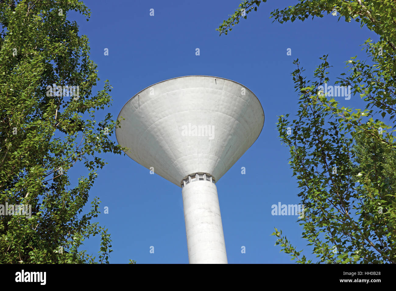 White Water Tower with rings on the neck - ready to install cellular ...
