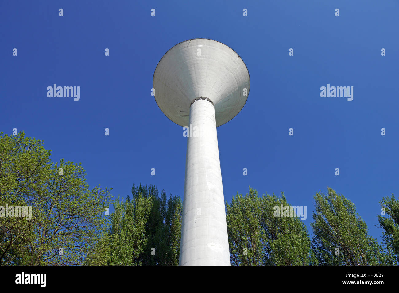 White Water Tower with rings on the neck - ready to install cellular ...