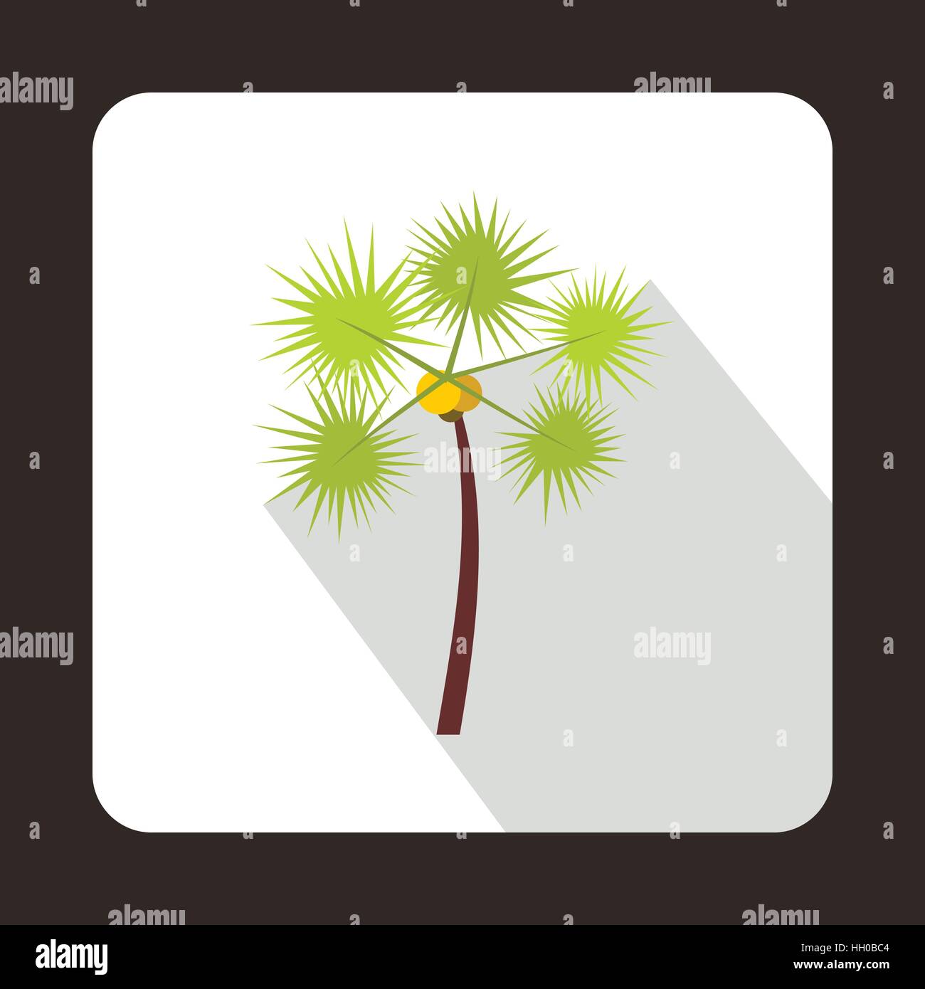 Coconut palm tree icon, flat style Stock Vector Image & Art - Alamy Coconut palm tree icon, flat style Stock Vector Image & Art - Alamy