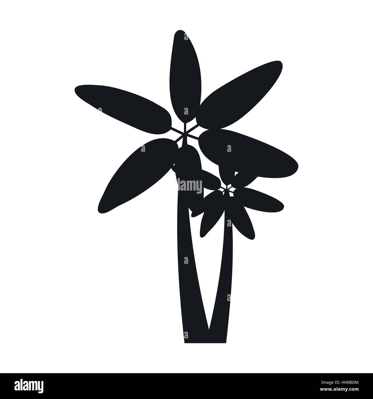 Two palm trees icon, simple style Stock Vector Image & Art - Alamy