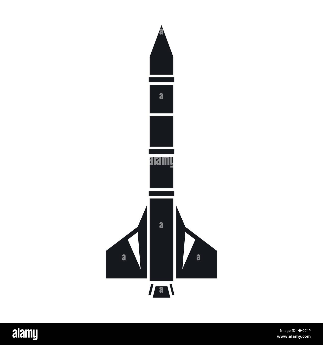 Atomic rocket icon, simple style Stock Vector Image & Art - Alamy