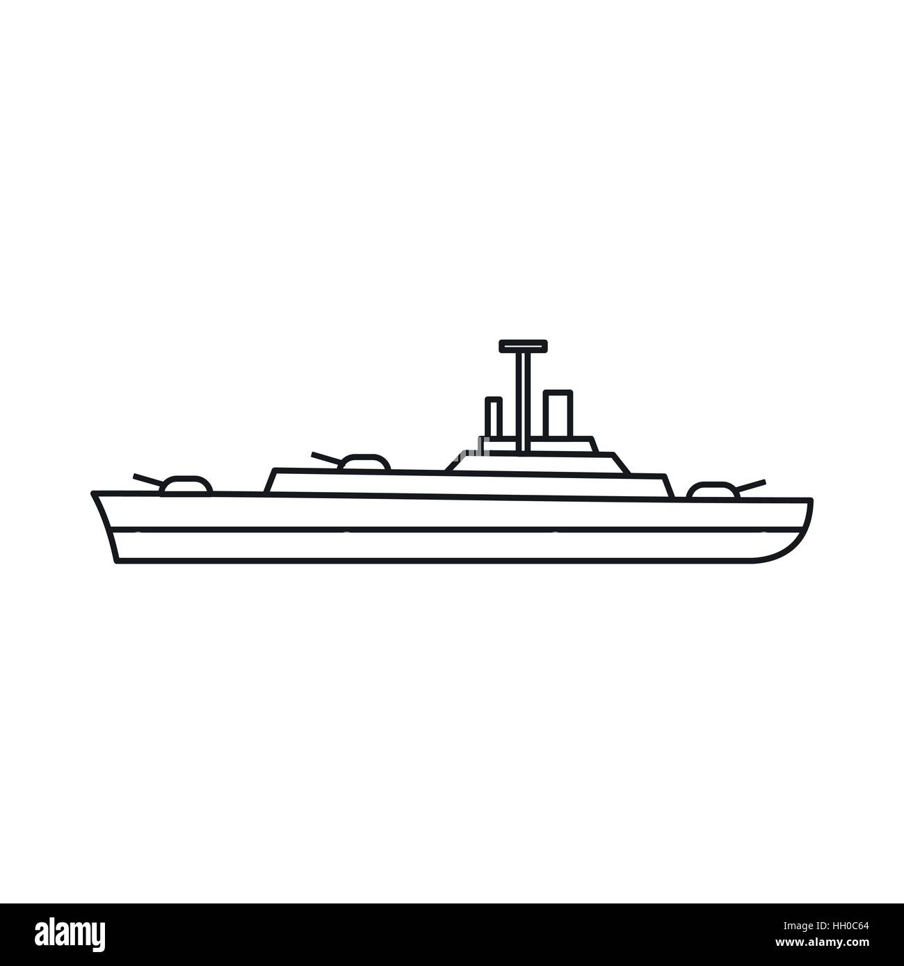 Navy Ship Drawing
