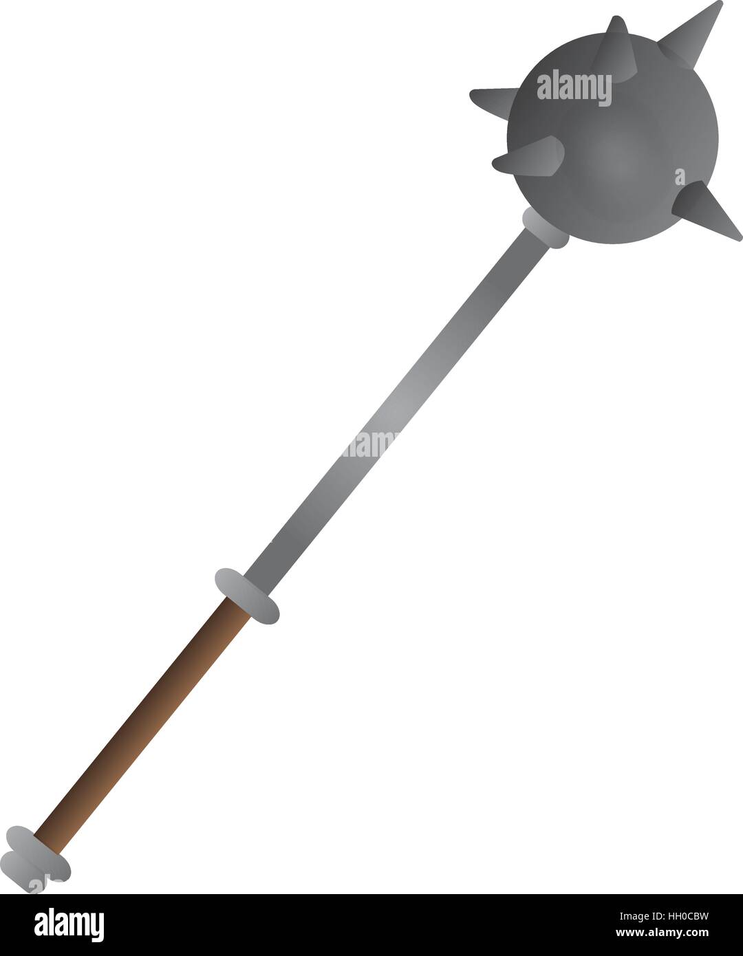 Mace medieval weapon Stock Vector Images - Alamy