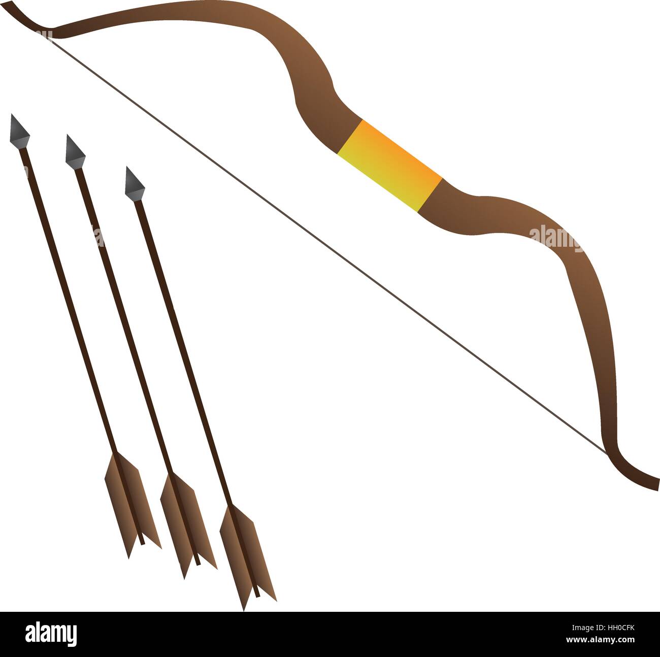 Medieval bow Stock Vector Images - Alamy