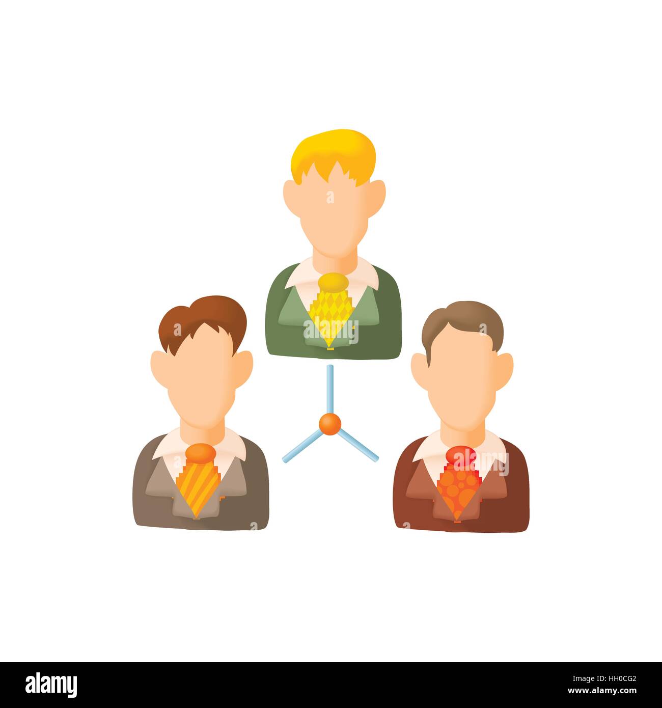 Men team icon, cartoon style Stock Vector Image & Art - Alamy