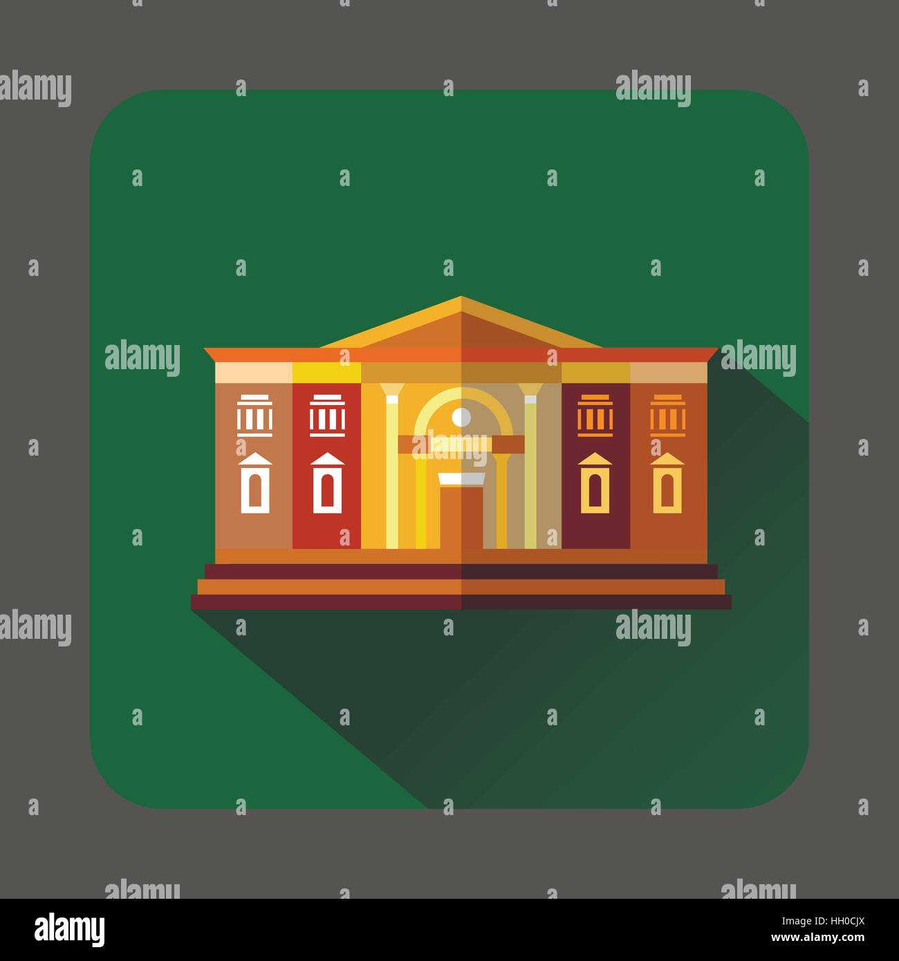 Two storey commercial building Stock Vector Images - Alamy