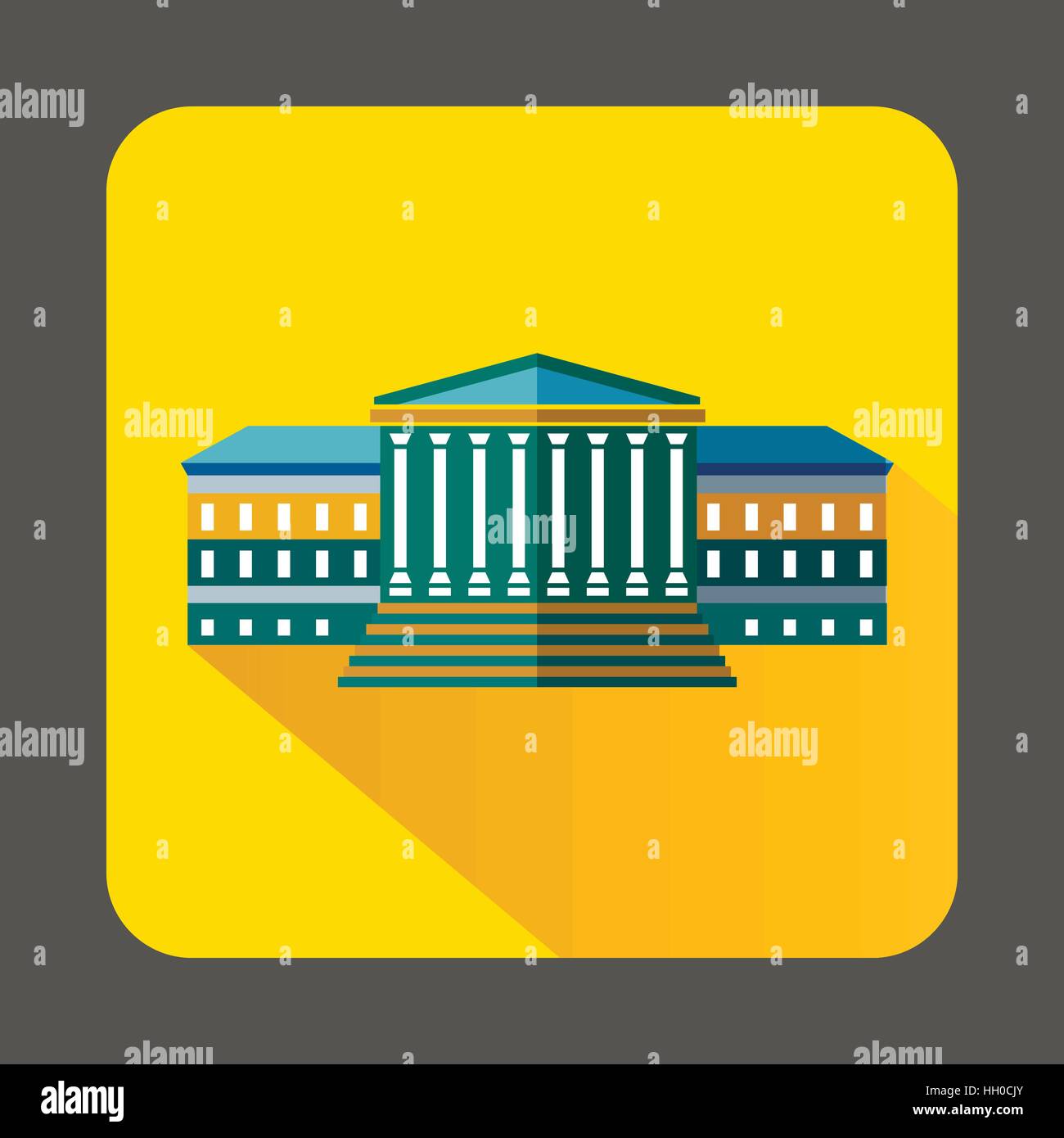 Government building with columns icon Stock Vector Image & Art - Alamy