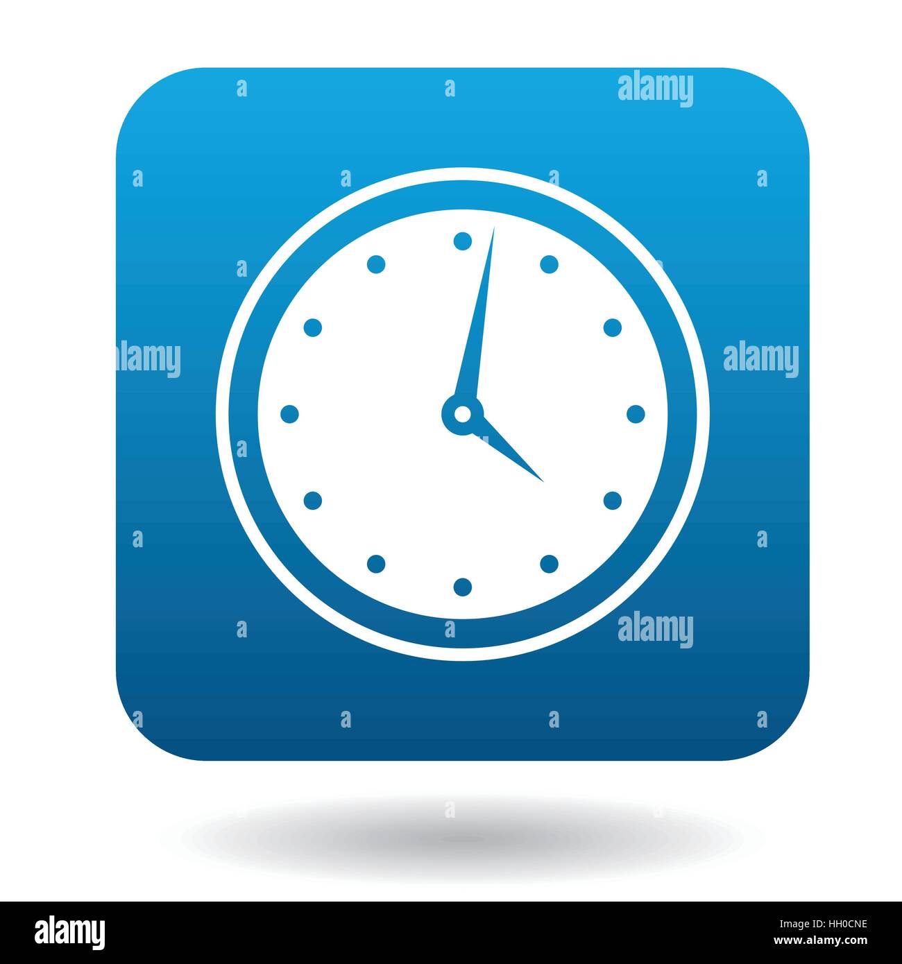 Office clock icon, simple style Stock Vector Image & Art - Alamy