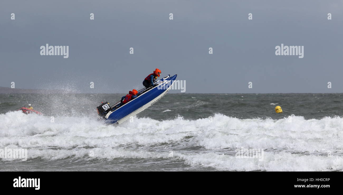 Racing rib rigid inflatable boat hi-res stock photography and images ...