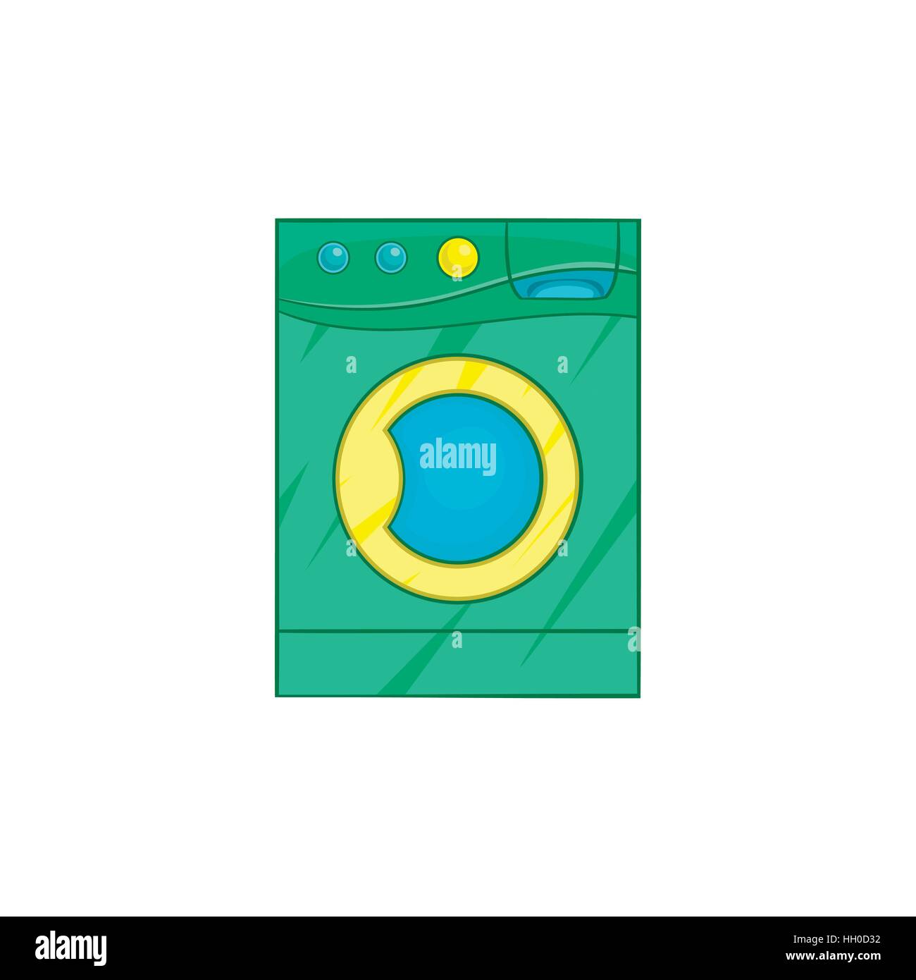 Washing machine icon in cartoon style Stock Vector Image & Art - Alamy