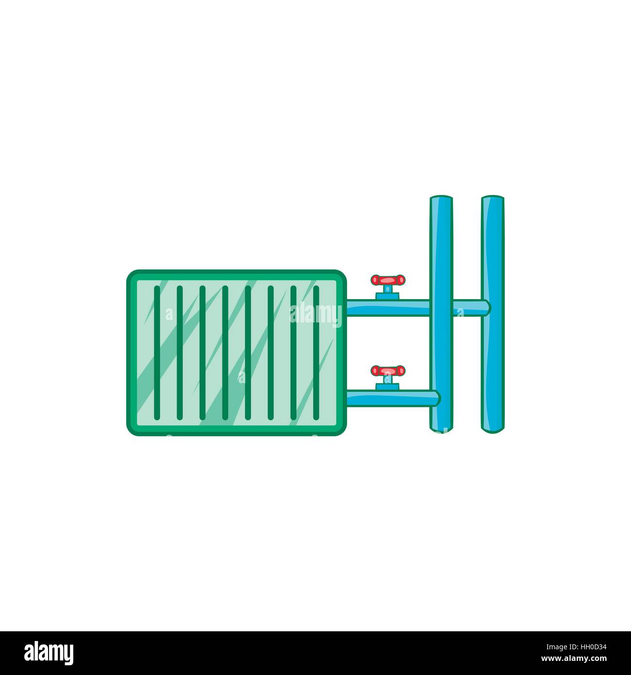 Radiator icon in cartoon style Stock Vector Image & Art - Alamy