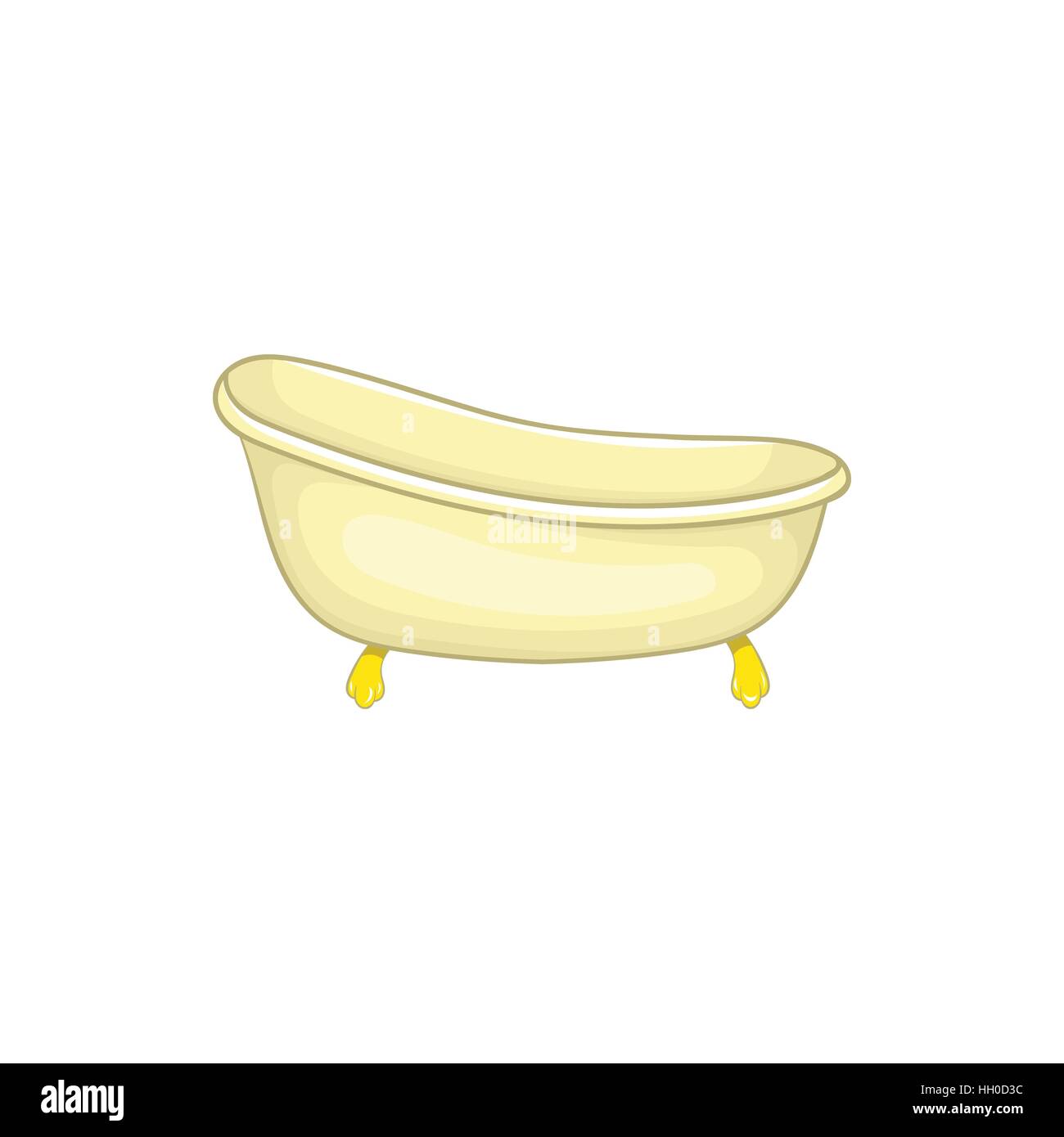 Bathtub icon in cartoon style Stock Vector Image & Art - Alamy