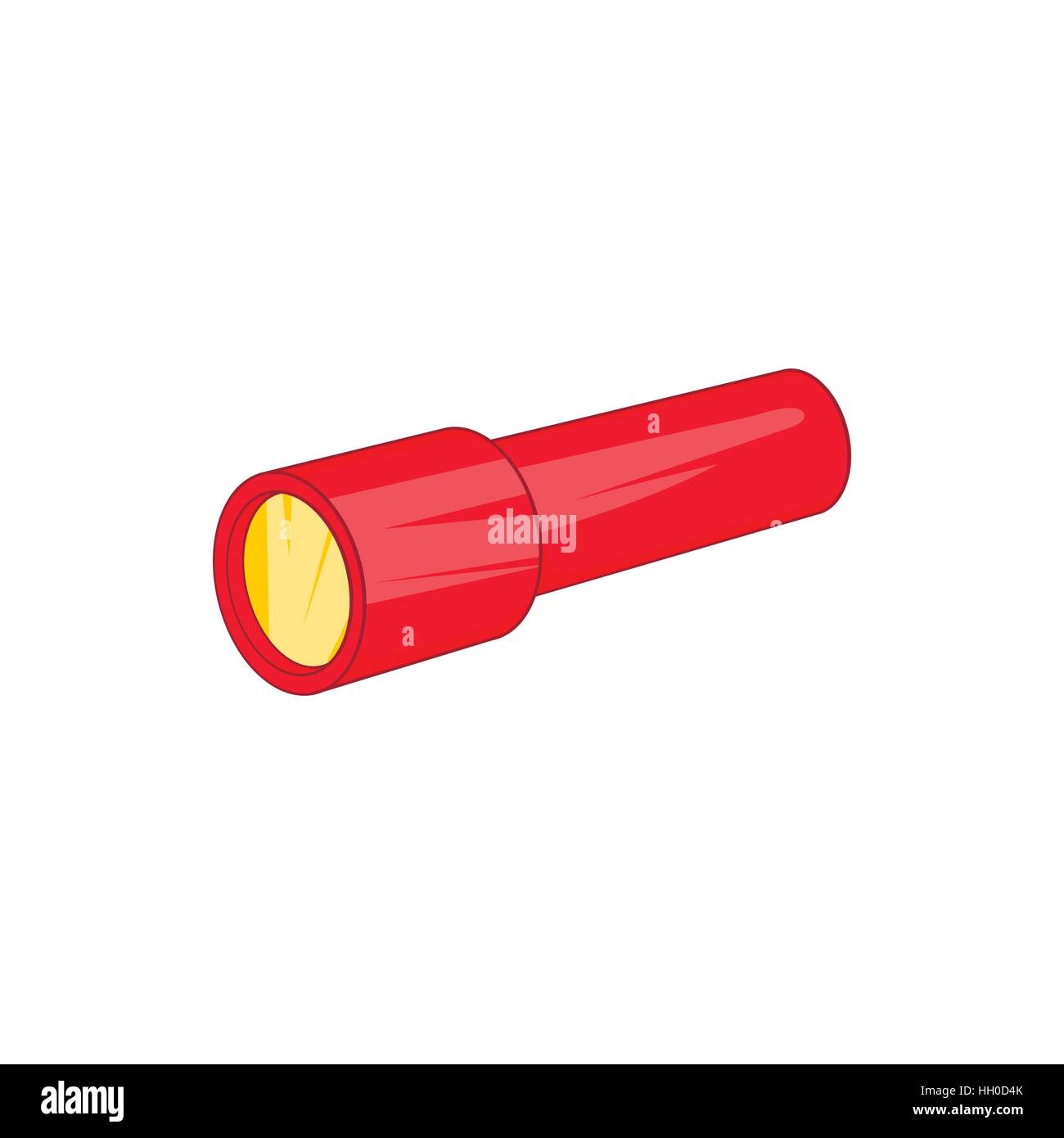 Red flashlight icon, cartoon style Stock Vector Image & Art - Alamy