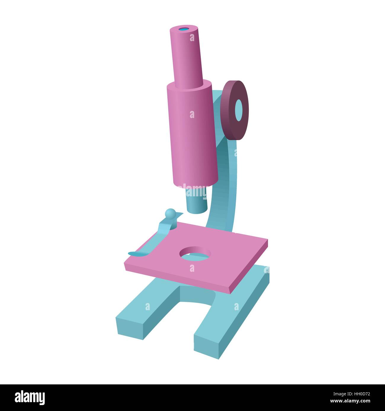 Microscope icon, cartoon style Stock Vector Image & Art - Alamy