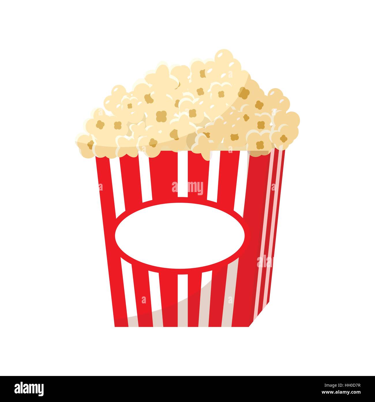 Popcorn icon, cartoon style Stock Vector Image & Art - Alamy