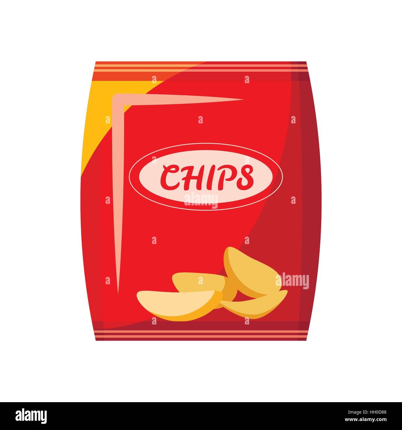Packing chips Stock Vector Images - Alamy