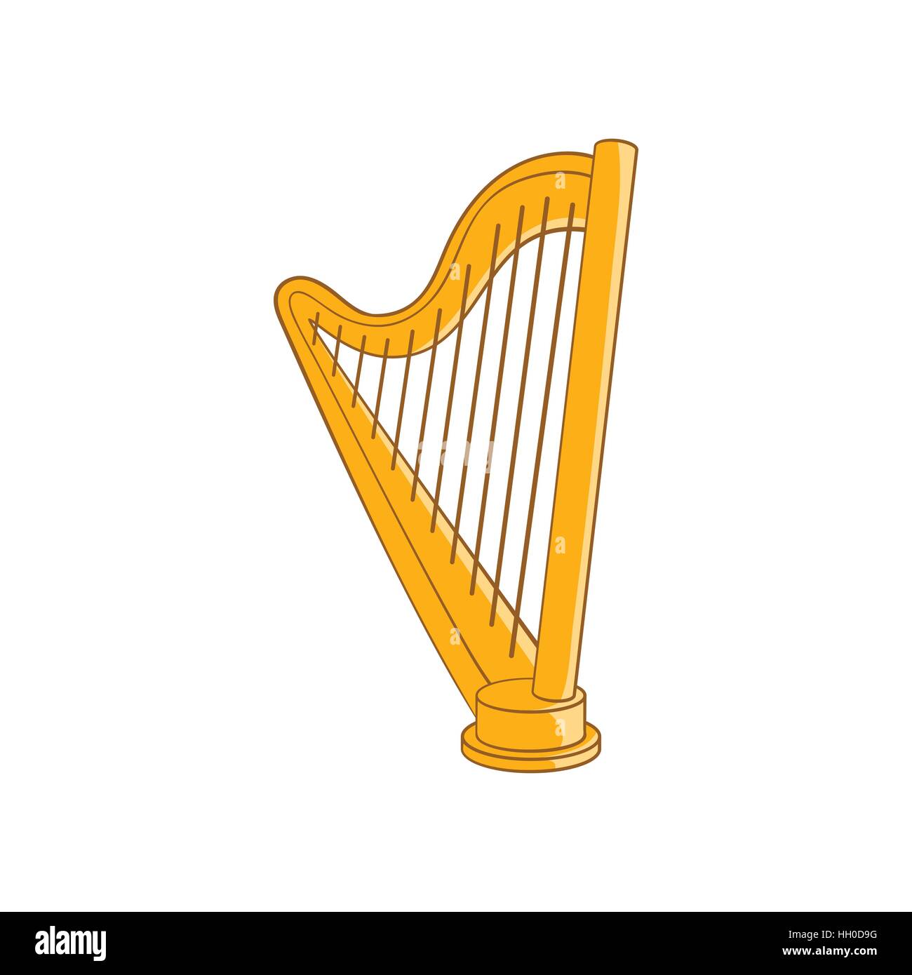 Harp icon, cartoon style Stock Vector Image & Art - Alamy