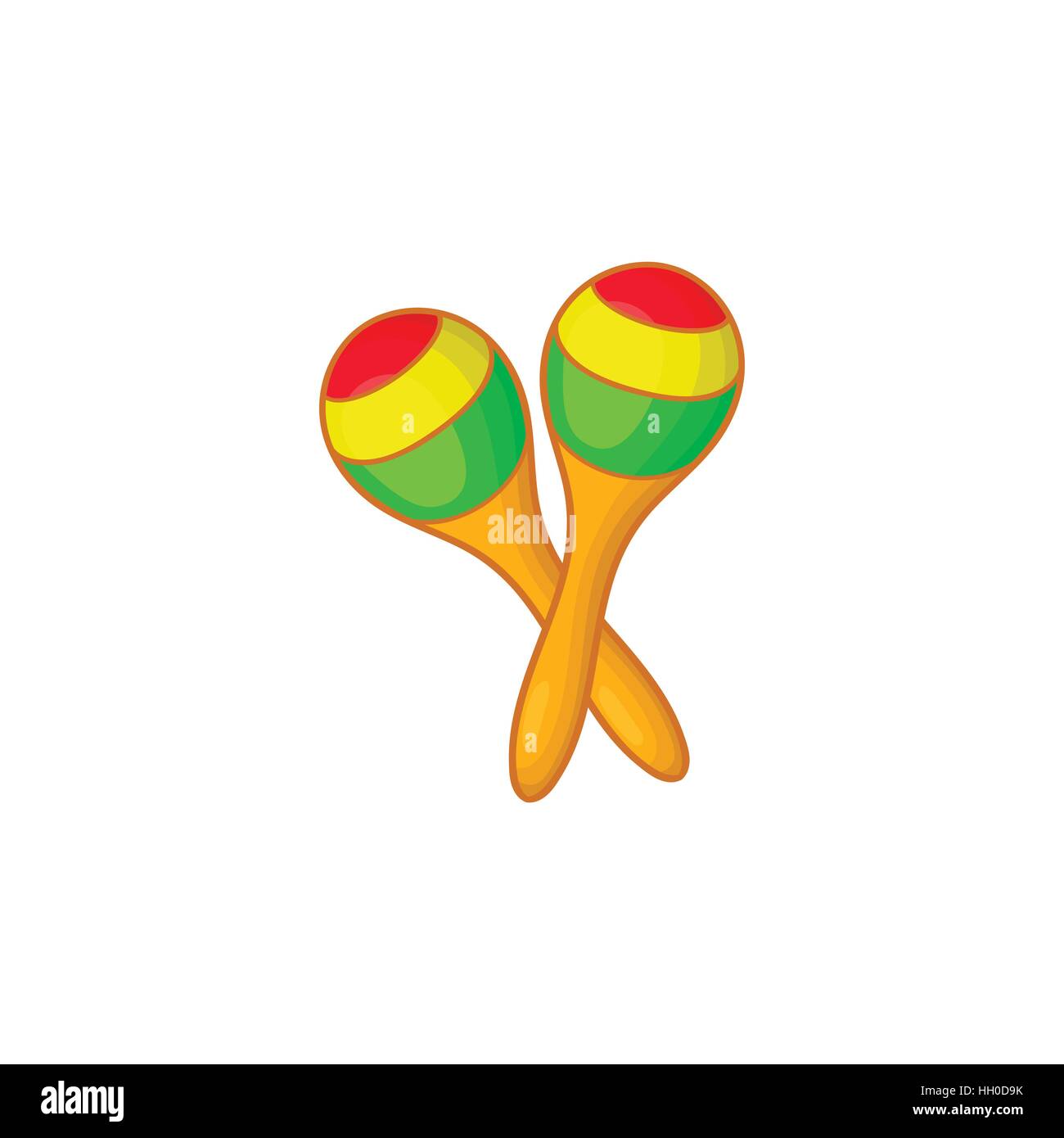 Maracas icon, cartoon style Stock Vector Image & Art - Alamy