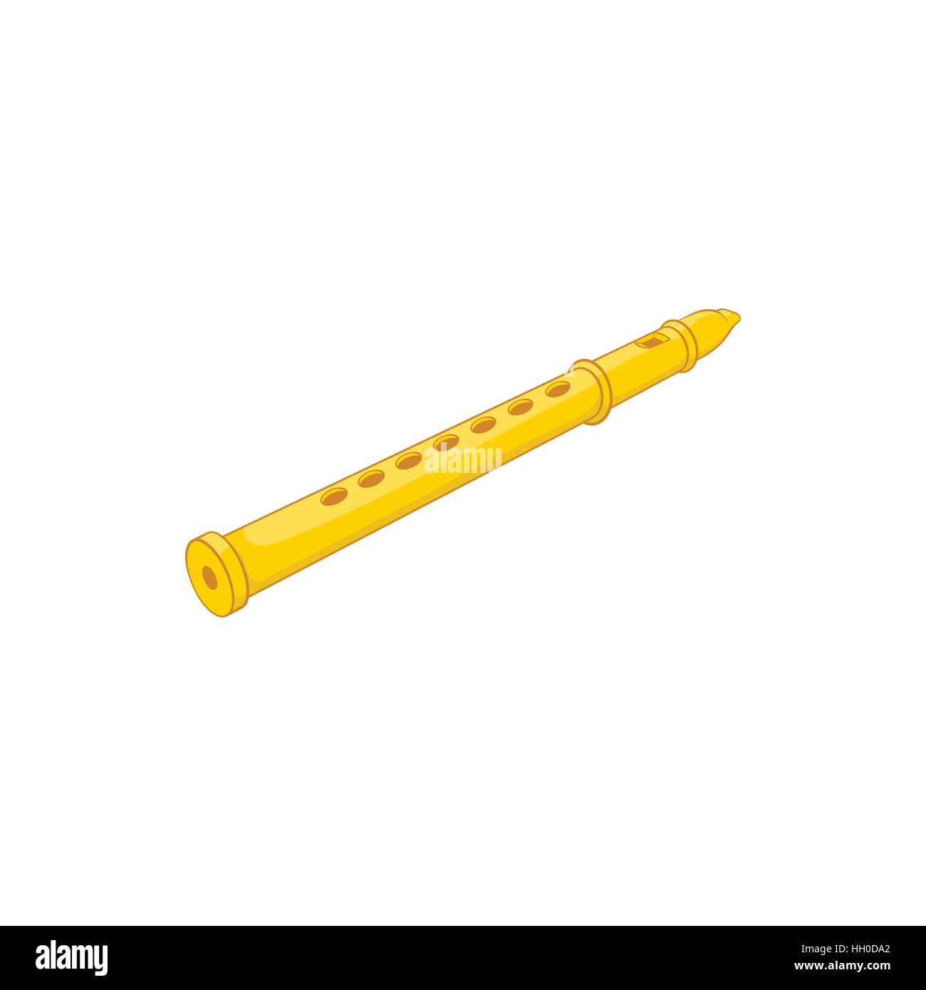Flute icon, cartoon style Stock Vector Image & Art - Alamy