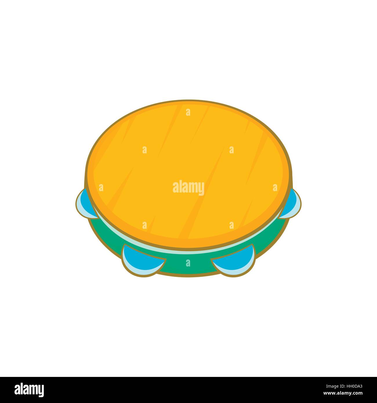 Tambourine icon, cartoon style Stock Vector Image & Art - Alamy