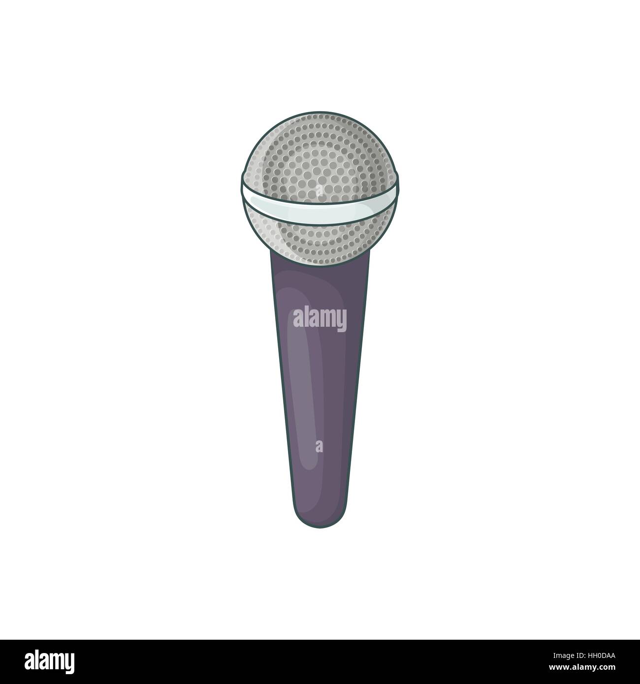 Microphone icon, cartoon style Stock Vector Image & Art - Alamy