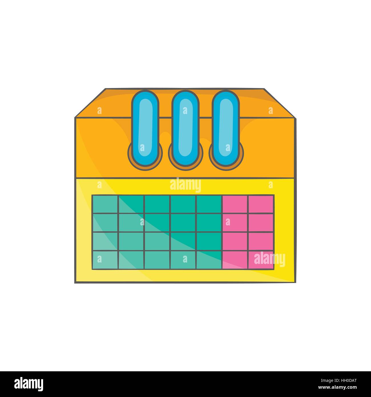 Calendar icon, cartoon style Stock Vector Image & Art - Alamy