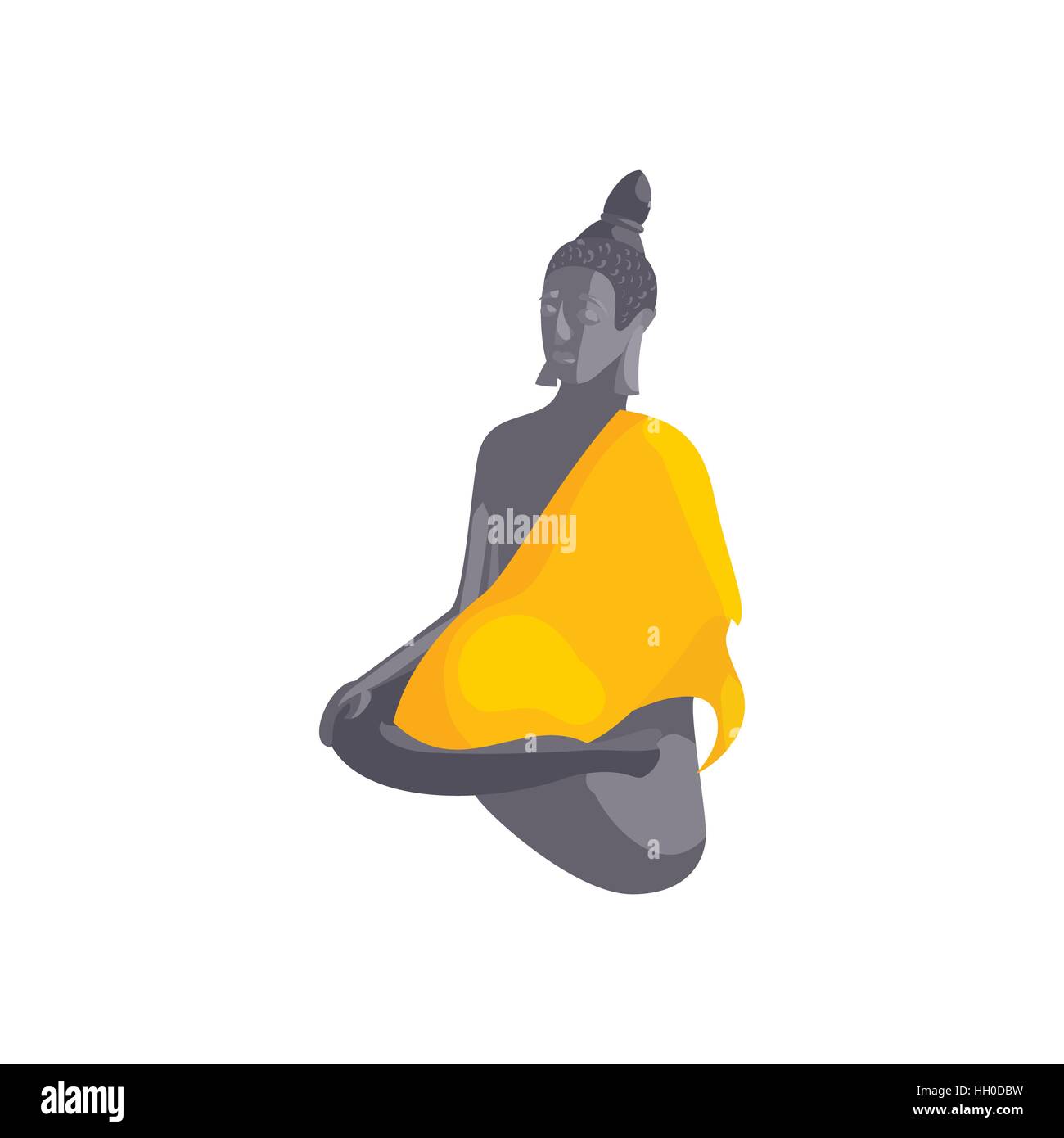 Buddha statue icon, cartoon style Stock Vector Image & Art - Alamy