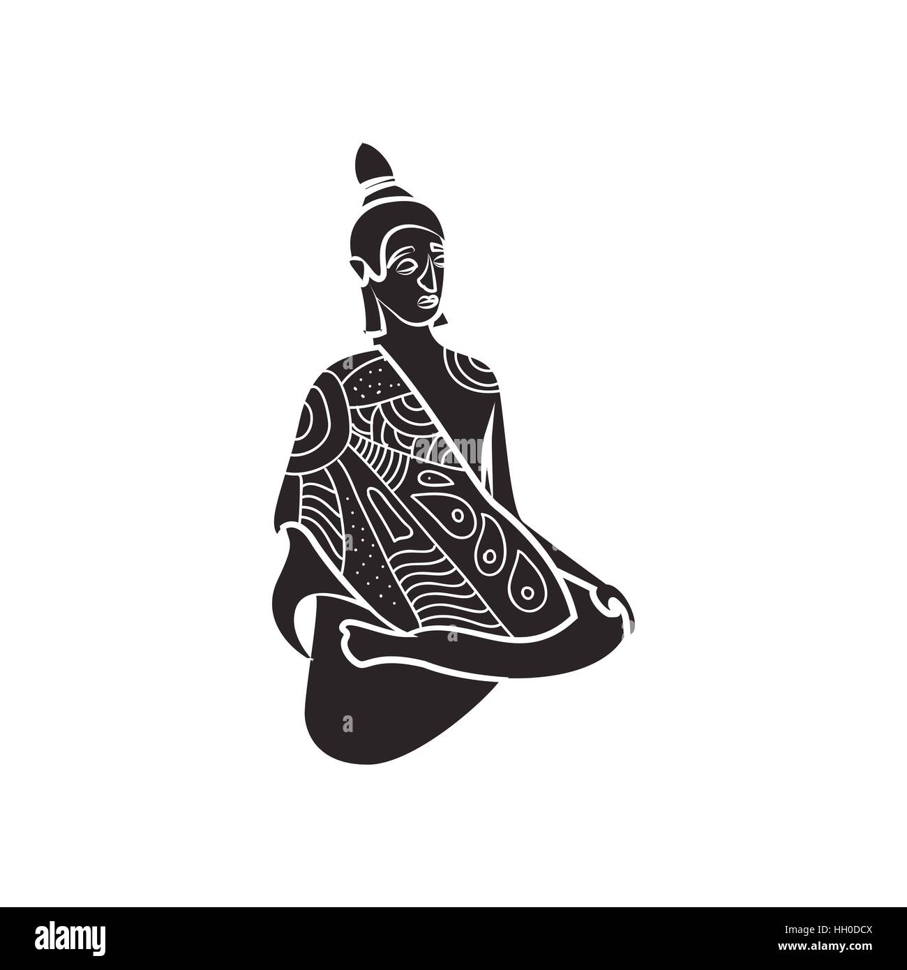 Buddha statue icon, simple style Stock Vector Image & Art - Alamy
