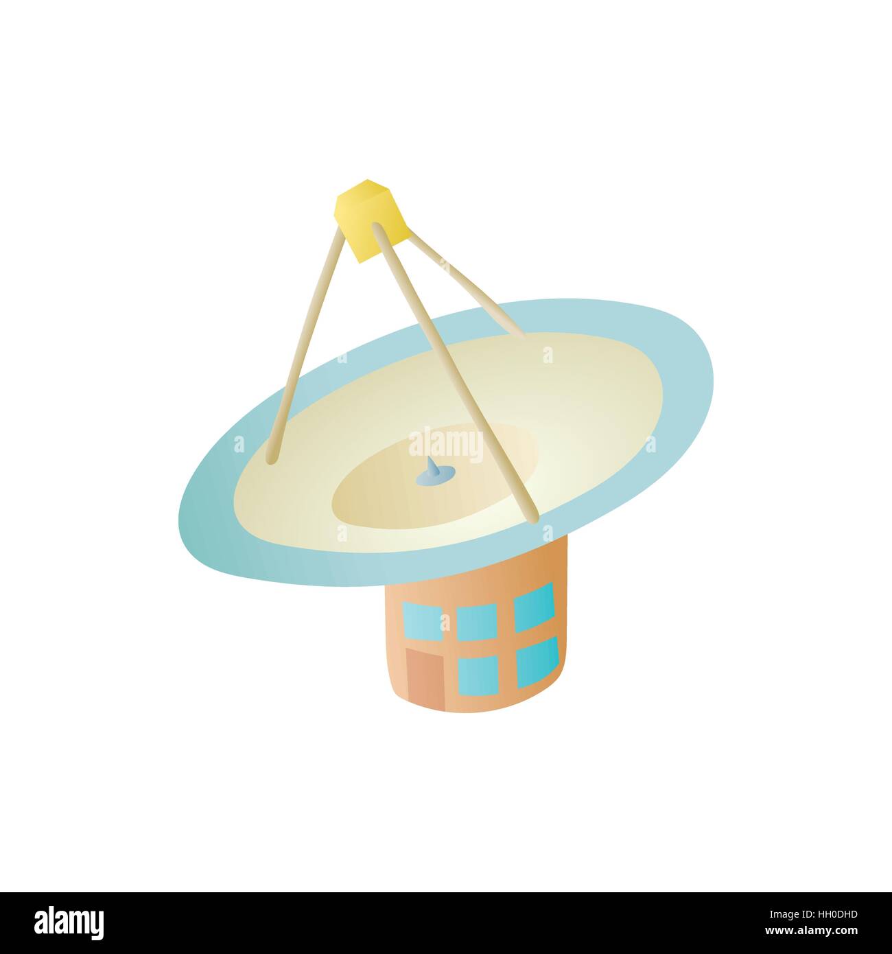 Satellite Communication Station Icon Stock Vector Image Art Alamy