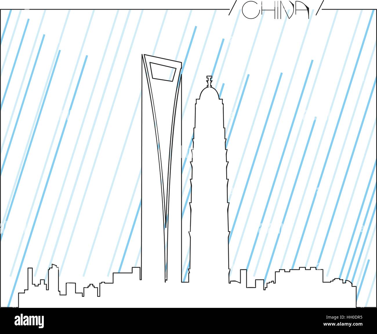 Isolated skyline of Shanghai Stock Vector Image & Art - Alamy Isolated skyline of Shanghai Stock Vector Image & Art - Alamy