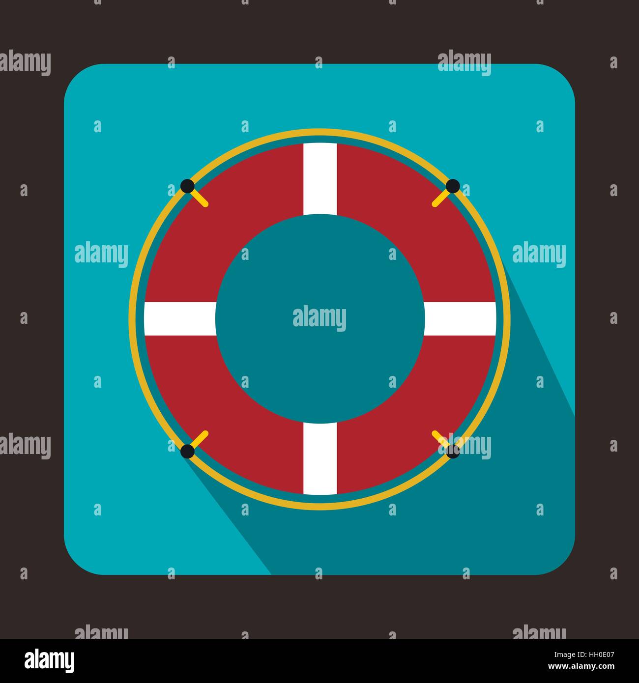 Lifeline icon, flat style Stock Vector Image & Art - Alamy