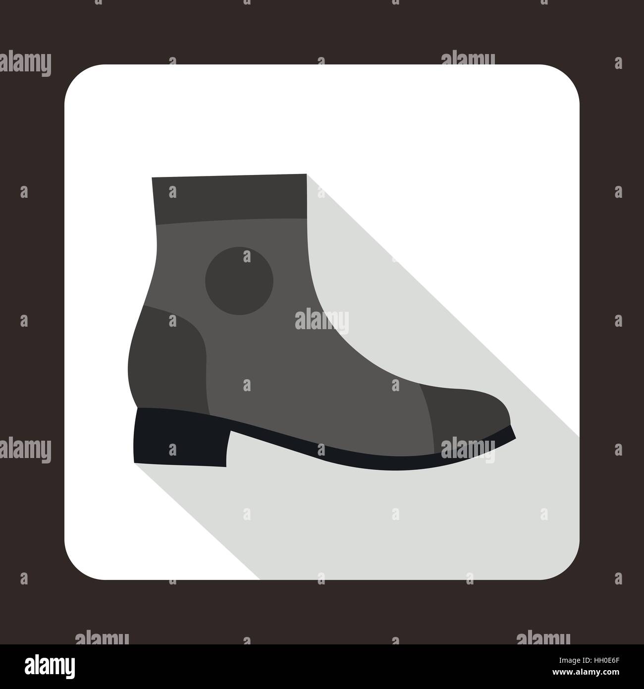 Walking boot with high heel Stock Vector Images - Alamy