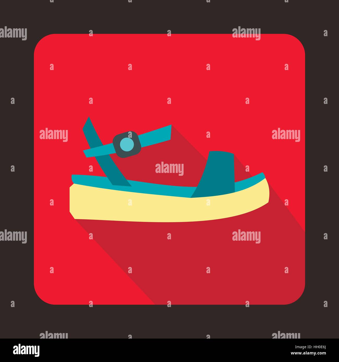 Women platform sandal icon, flat style Stock Vector Image & Art - Alamy