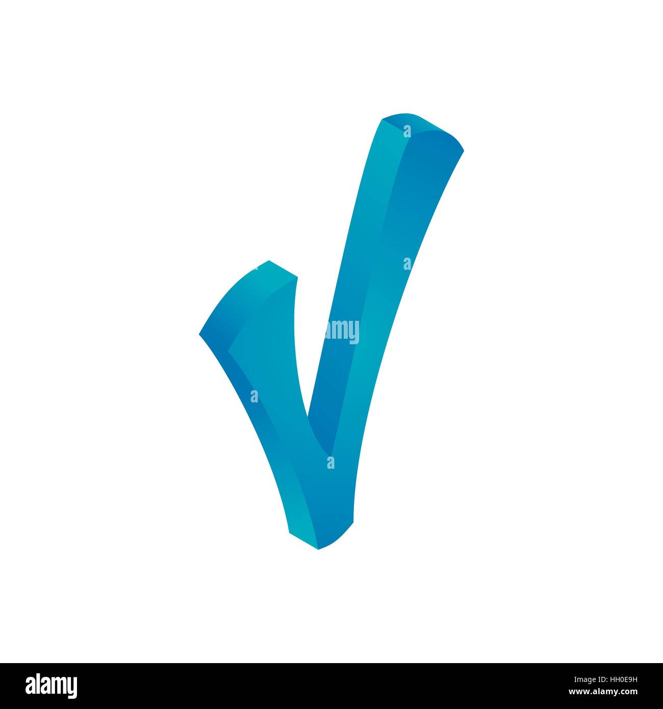 Blue checkbox icon option Cut Out Stock Images & Pictures - Alamy