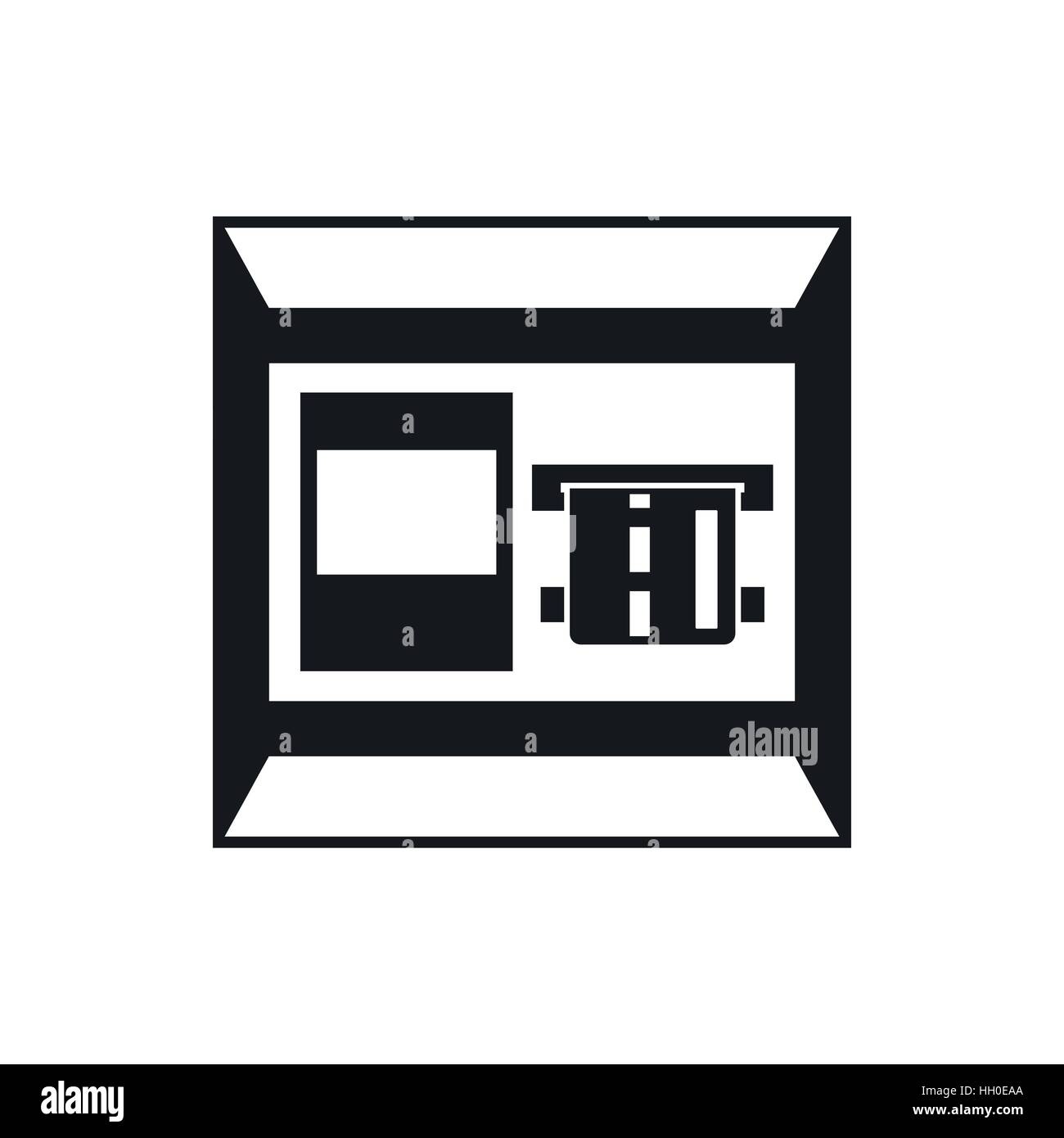 ATM icon, simple style Stock Vector Image & Art - Alamy