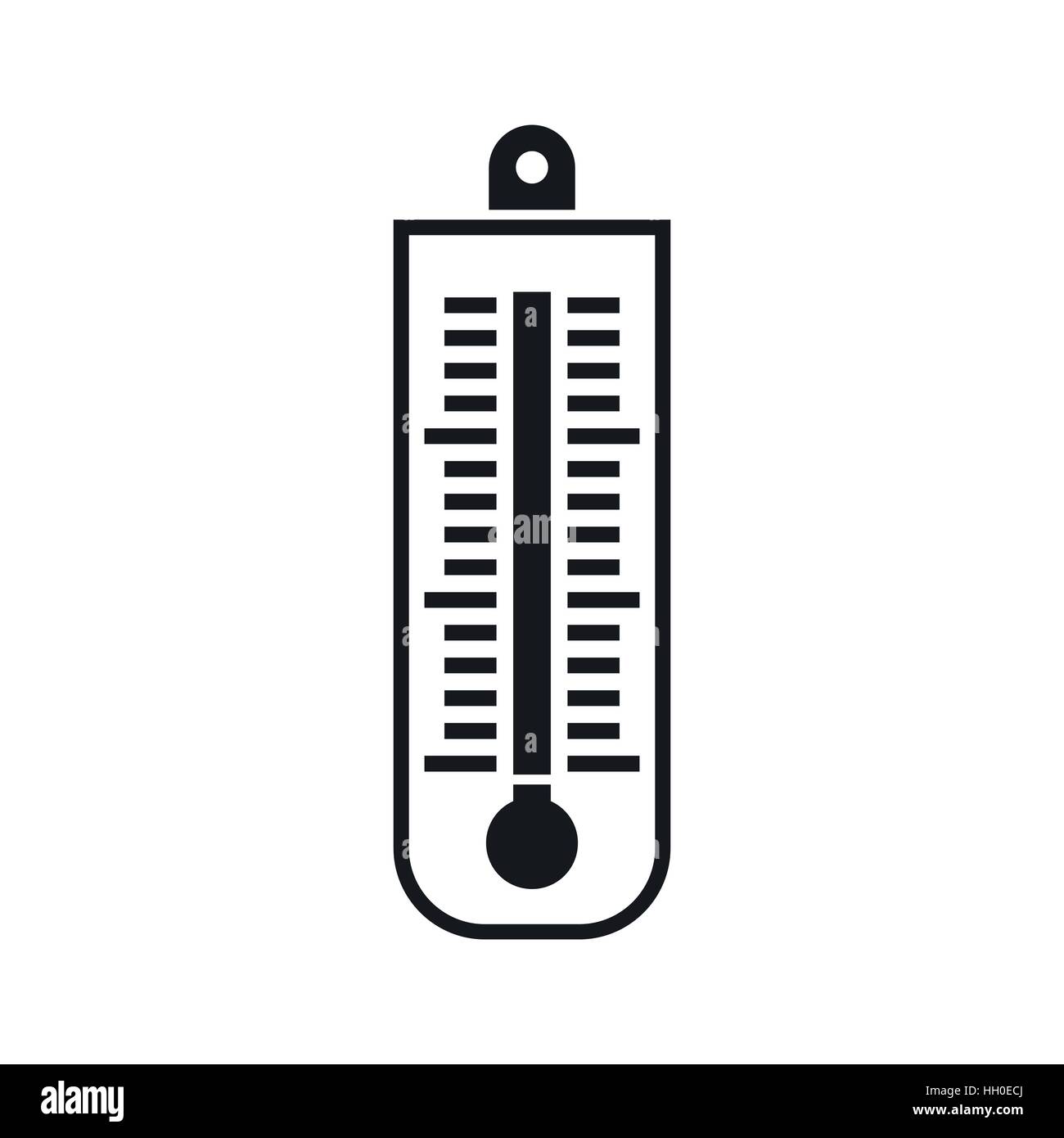 Thermometer icon, simple style Stock Vector Image & Art - Alamy