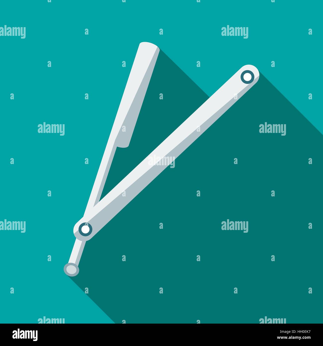 Barber shaving razor in Stock Vector Images - Alamy